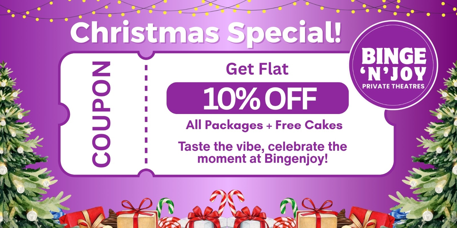 BingeNJOY | Best Private Theatres for Celebrations